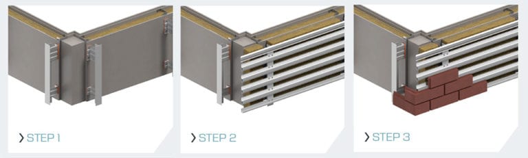 Natural X Brick Cladding Systems | RGB Facades